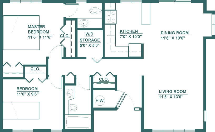 Independent Living | Carleton-Willard | Floor Plans for Cluster Homes ...